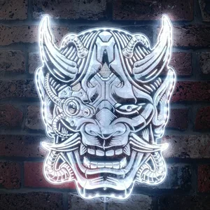 Cyberpunk 2077 Samurai RGB LED Sign | SafeSpecial - LED Neon Signs & Clocks